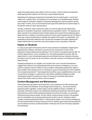 Game Based Learning: Developing an Institutional Strategy | PDF | Educational Video Games ...