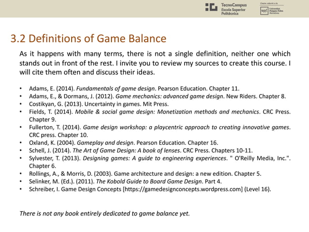 Game Balance 1: What is Game Balance | PDF