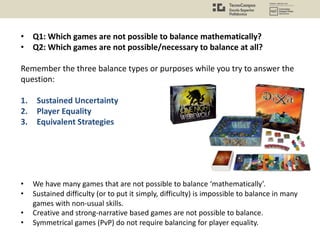 Game Balance 1: What is Game Balance | PDF