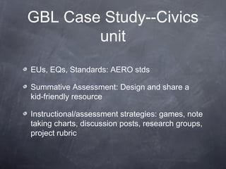 Gbl presentation 1 | PPT