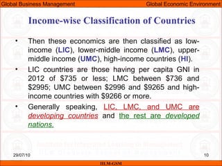 Gbm unit-04 (global economic environment) | PPT