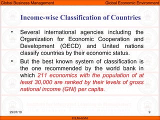 Gbm unit-04 (global economic environment) | PPT