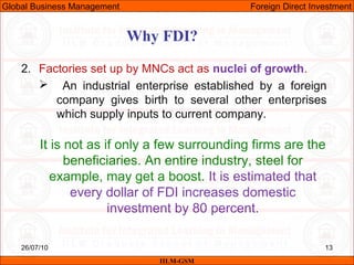IBM unit-06 (Foreign direct investment) | PPT