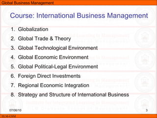 IBM unit-06 (Foreign direct investment) | PPT