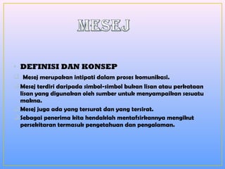 Gbm1103 mesej dan saluran | PPT