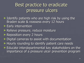 Pressure Ulcer Prevention Program | PPT