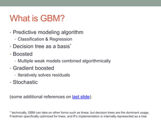 GBM package in r | PPTX