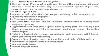 Green Business management material from unit o1 | PPTX