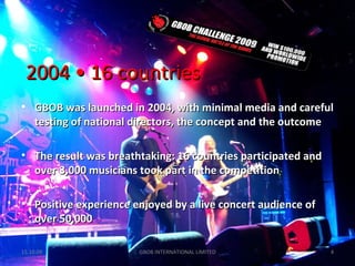 Gbob Challenge 2009 Presentation | PPT | Business | Business and Finance