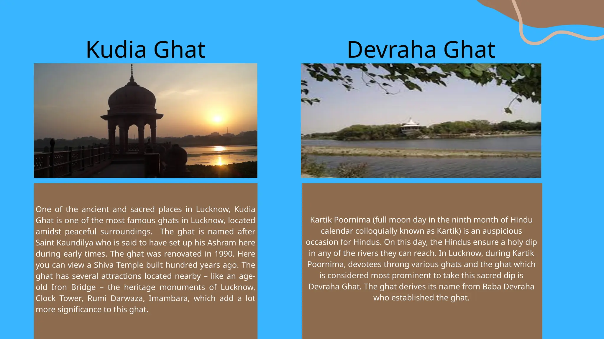 Ghats and Bridges of Gomti Nadi in Lucknow | PDF
