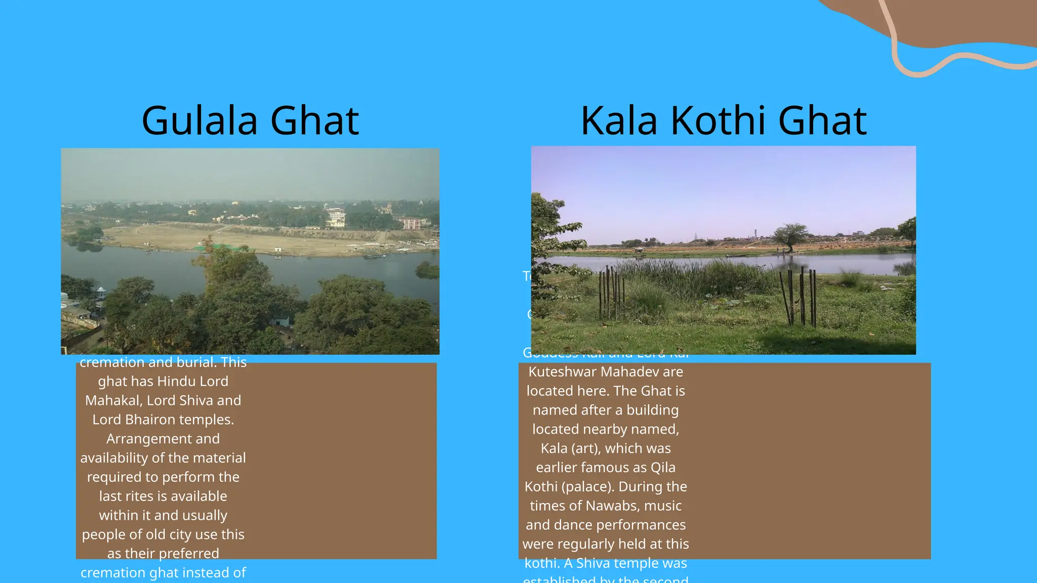 Ghats and Bridges of Gomti Nadi in Lucknow | PDF