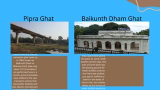 Ghats and Bridges of Gomti Nadi in Lucknow | PDF