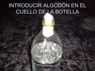 botella fumadora Alex | PPT