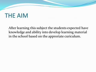 Gbpp curriculum analysis | PPTX