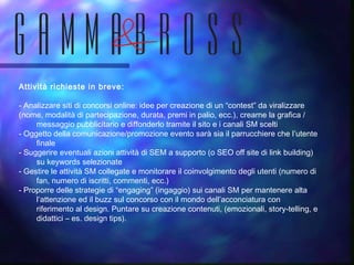 Presentazione di Gamma & Bross | PPT