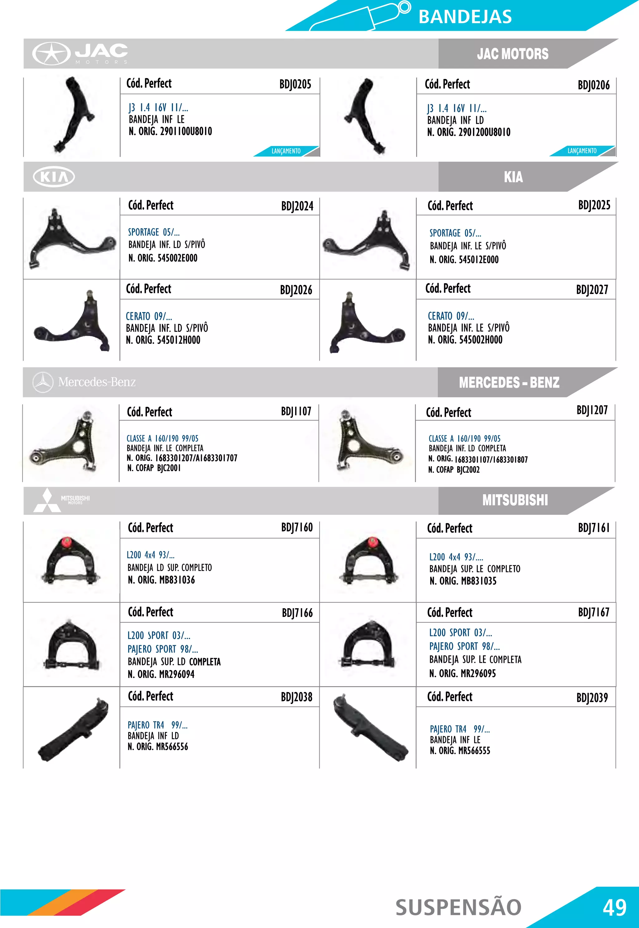 CATÁLOGO PERFECT - PEÇAS AUTOMOTIVAS | PDF