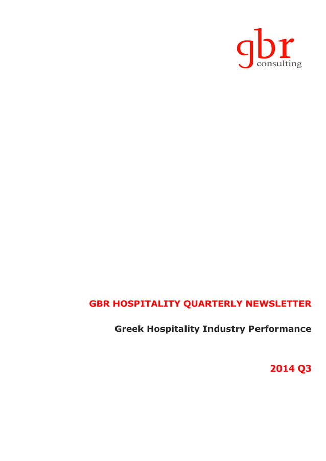 GBR Hospitality Newsletter 2014 Q3 | PDF