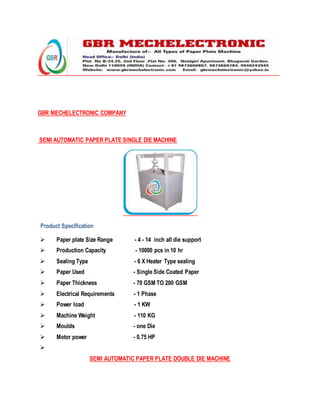 Gbr mechelectronic company | PDF