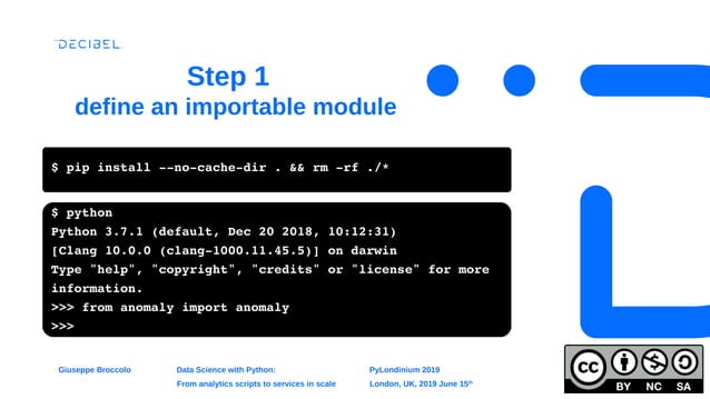 High scalable applications with Python | PPT
