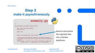 High scalable applications with Python | PPT