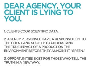 Creating honest green advertising | PPT