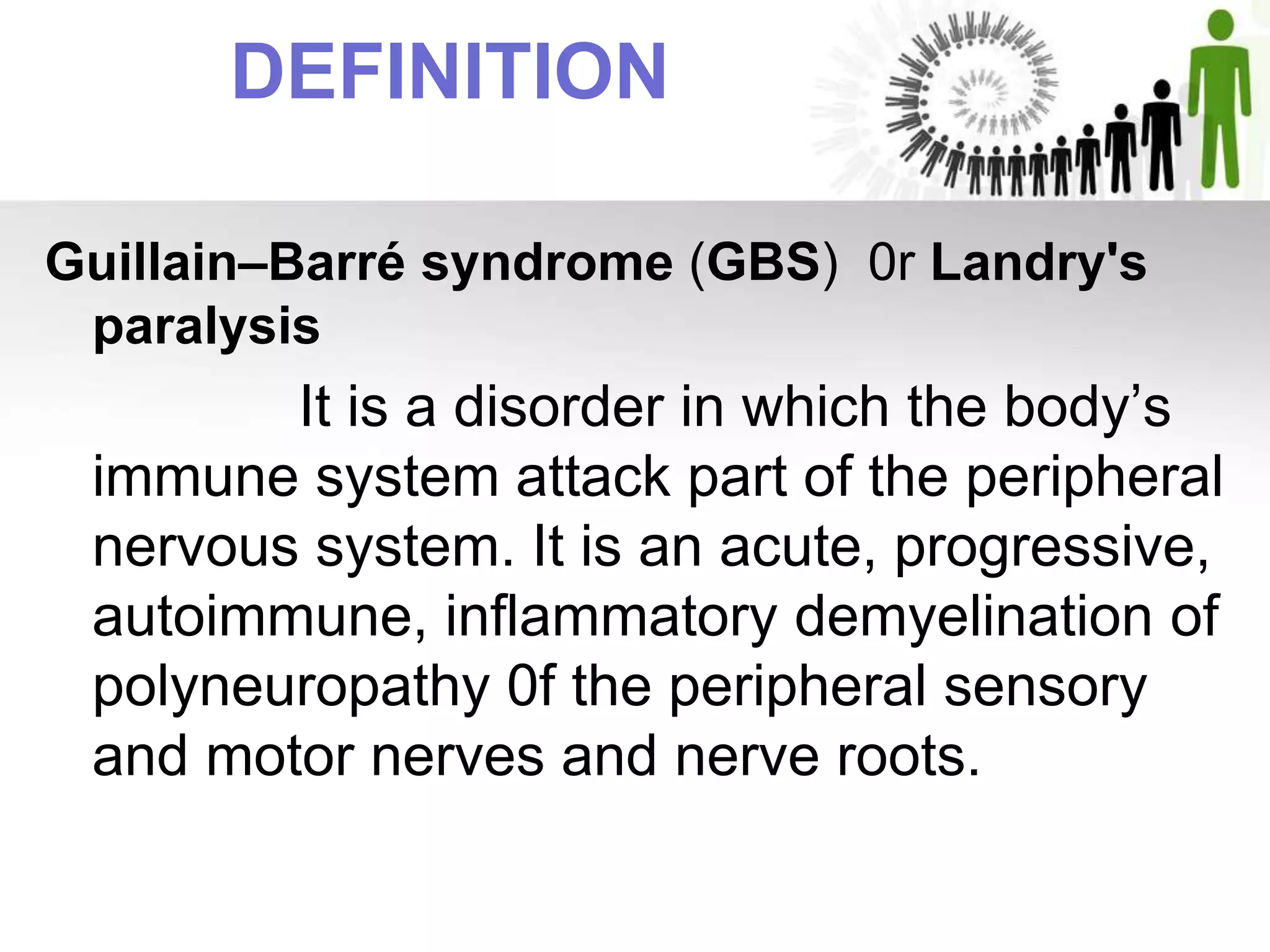 Guillain-Barré syndrome (GBS) | PPTX