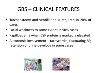 GBS - GUILLAIN BARRE SYNDROME | PPTX