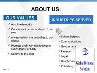 GBS presentation | PPT