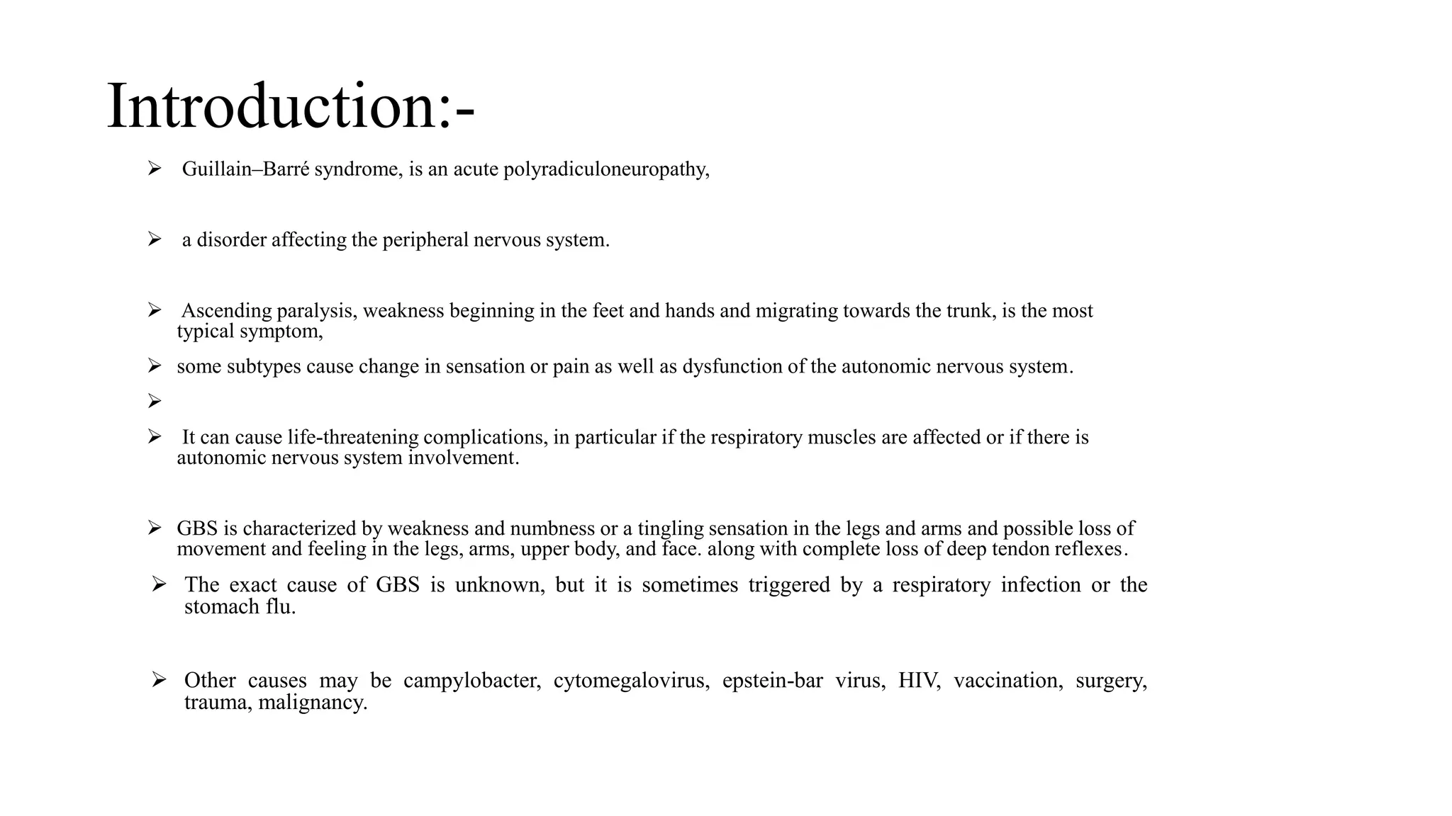 GBS Guillain-Barré syndrome (GBS) .pptx