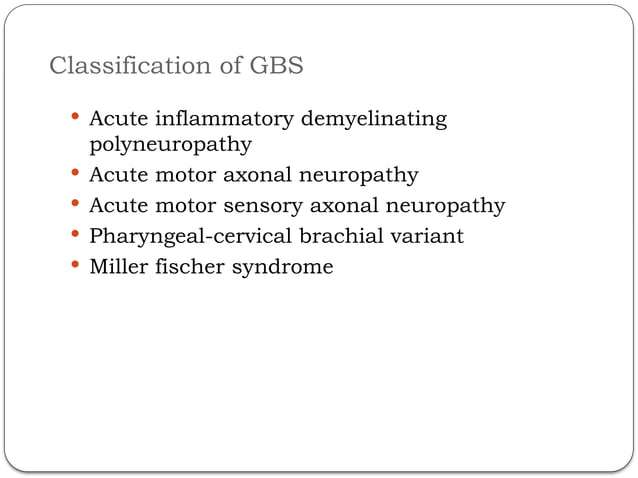 Guillain-Barré syndrome (GBS) is a rapid-onset muscle weakness caused ...