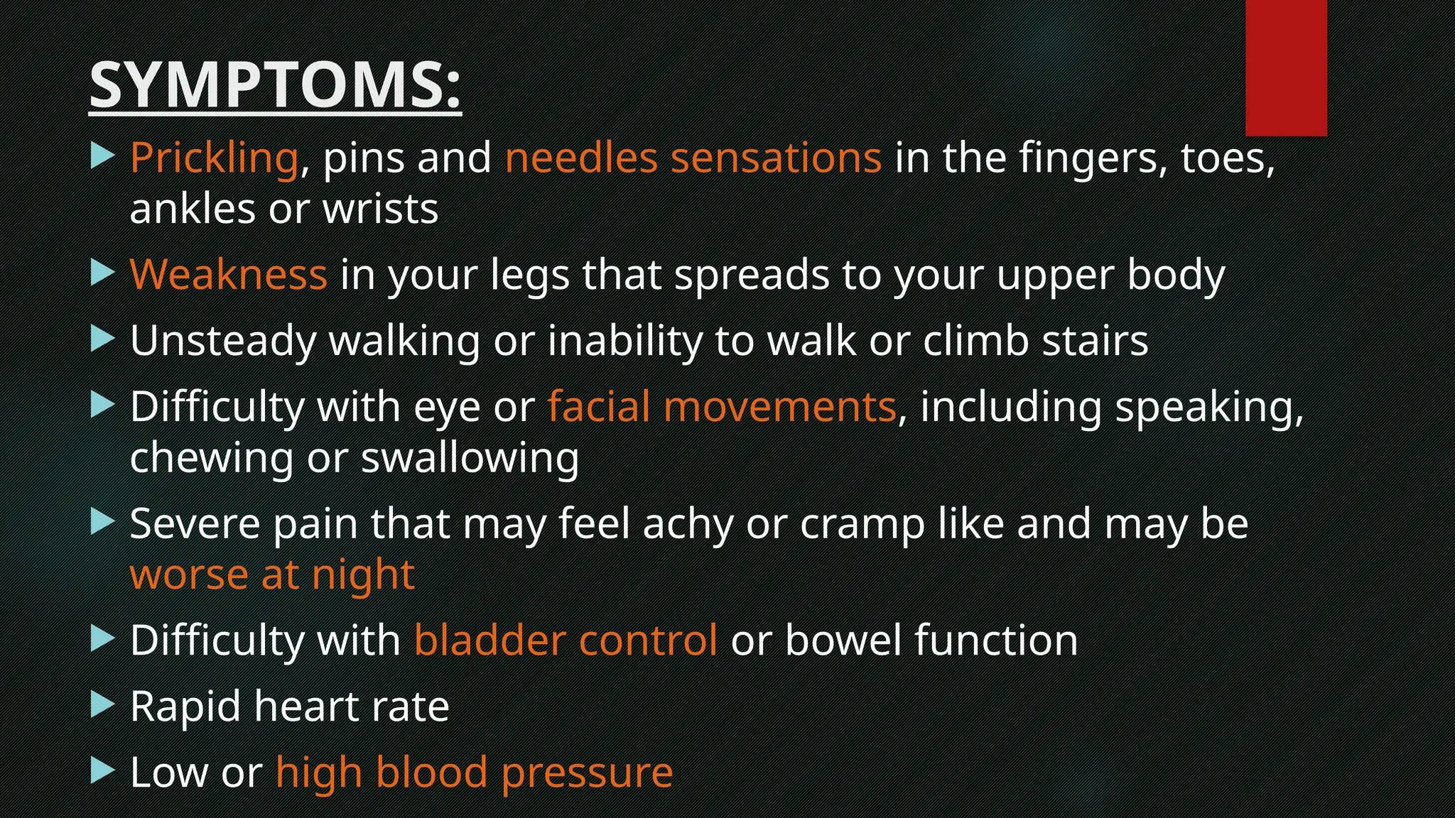 Guillain-Barré syndrome is a rare disorder | PPTX