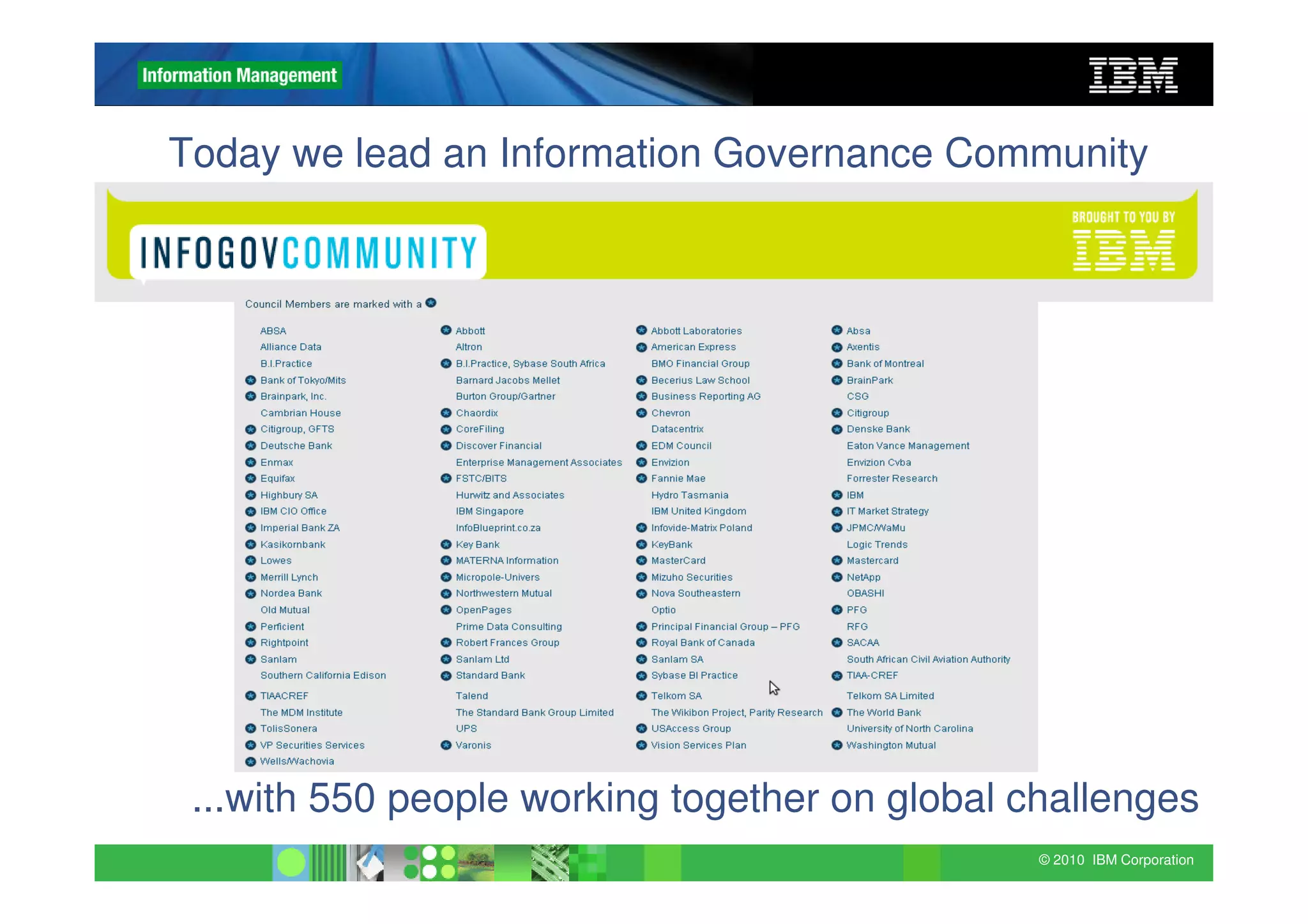 Data Governance, understand what you already know (IBM Global Business ...