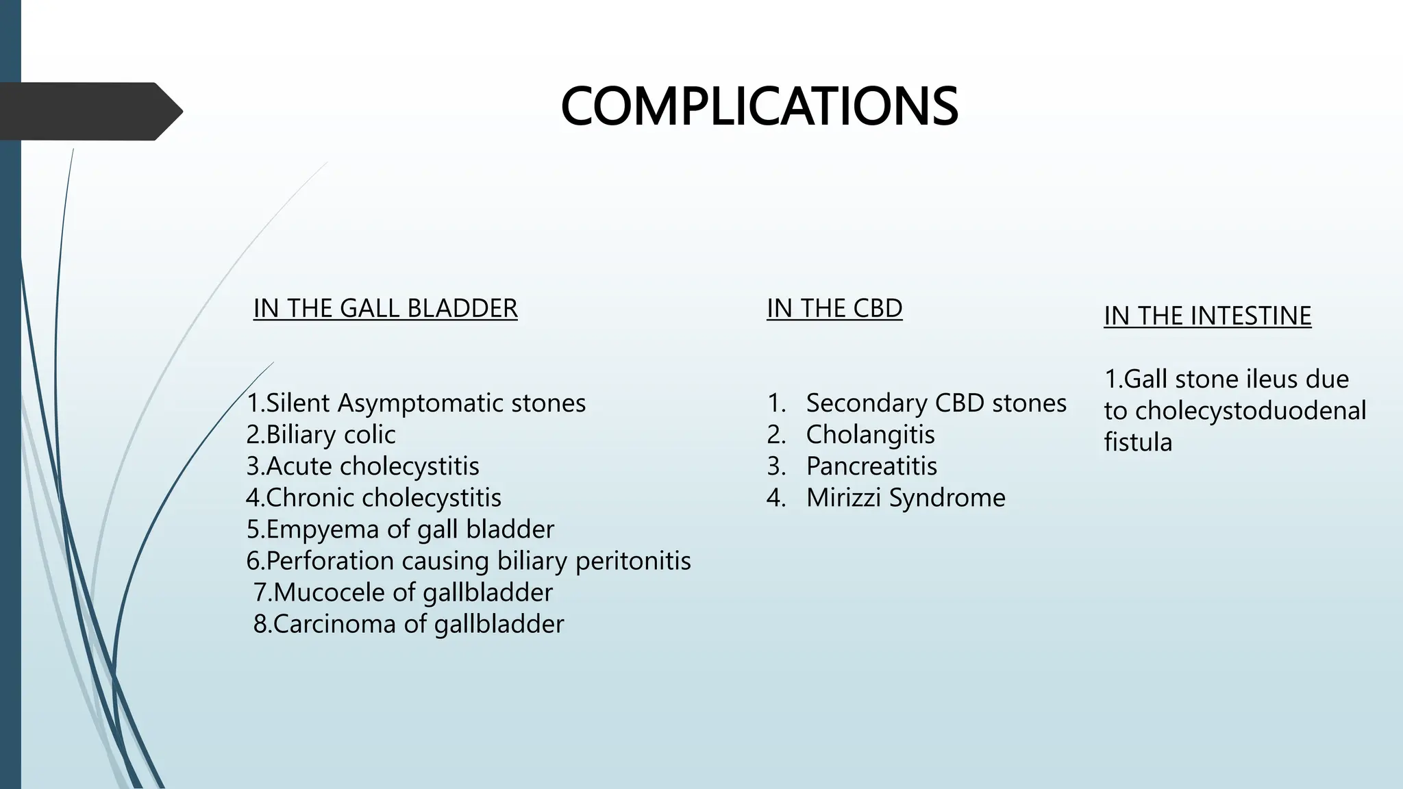 Gall bladder stone disease surgical perspective | PPTX
