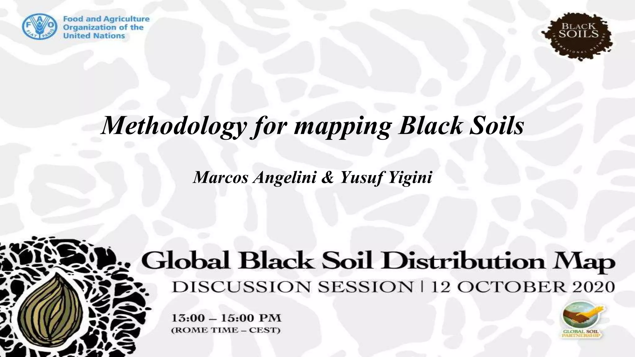 Global Black Soil distribution map methodology | PPTX
