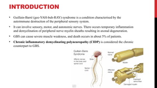 Case Study on Guillain-Barré Syndrome (GBS) | PPTX