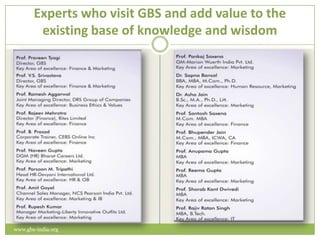 Global Business School, Noida, Delhi(NCR), India | PPT