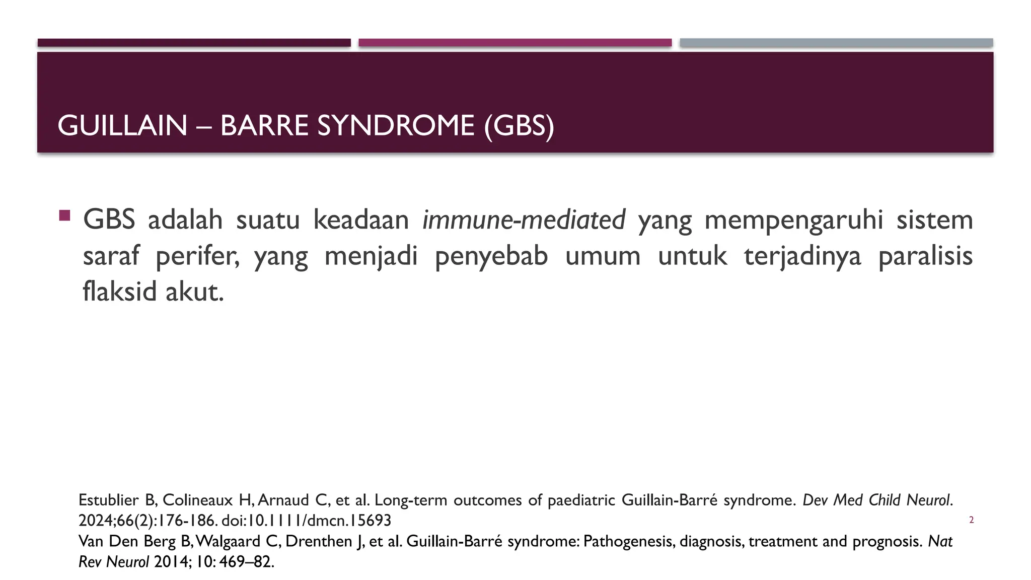 GBS vs Transverse myelitis tugas ppt neuro | PPTX
