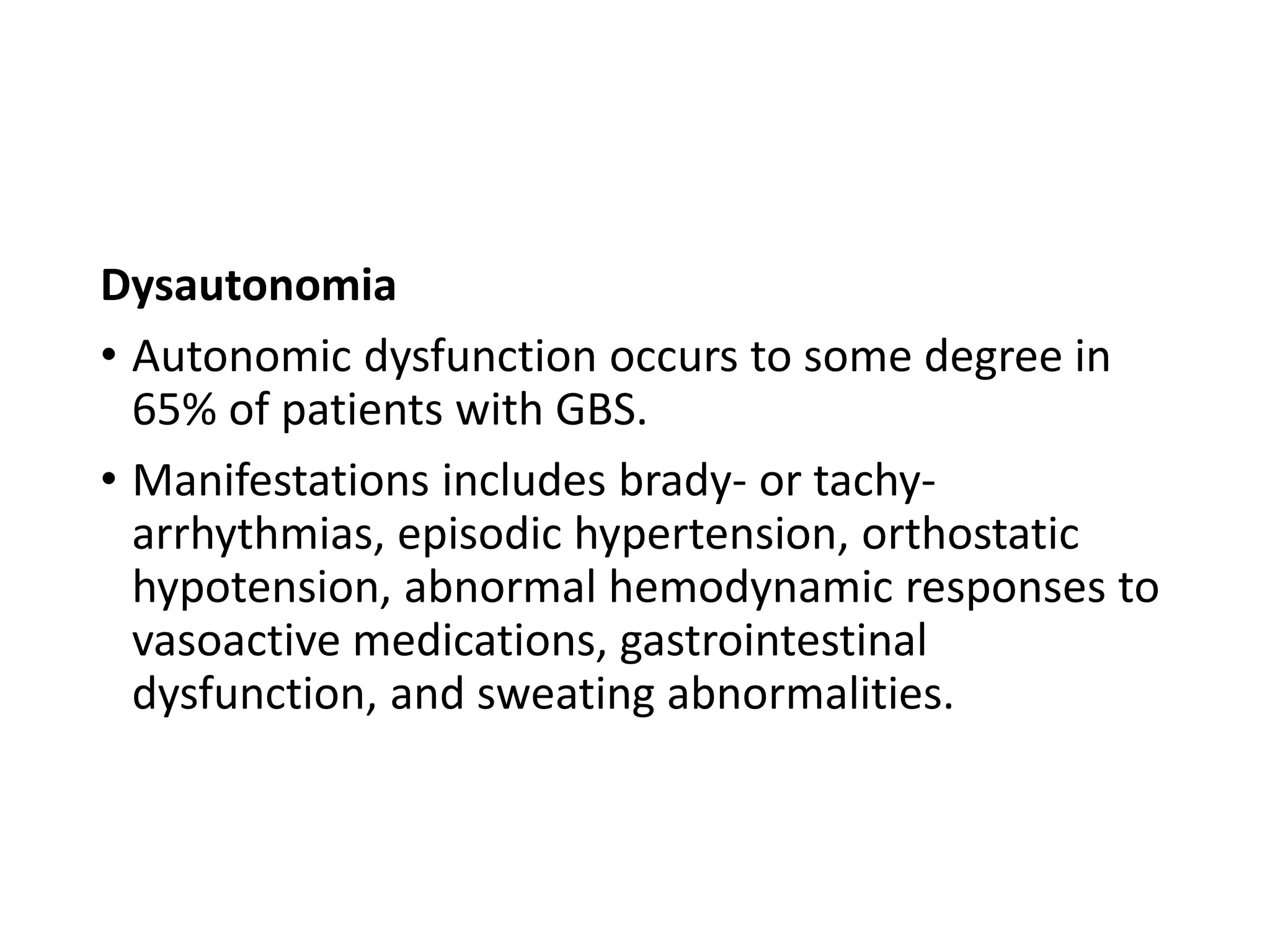 Gb syndrome : ICU management | PPTX