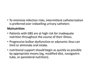 Gb syndrome : ICU management | PPTX