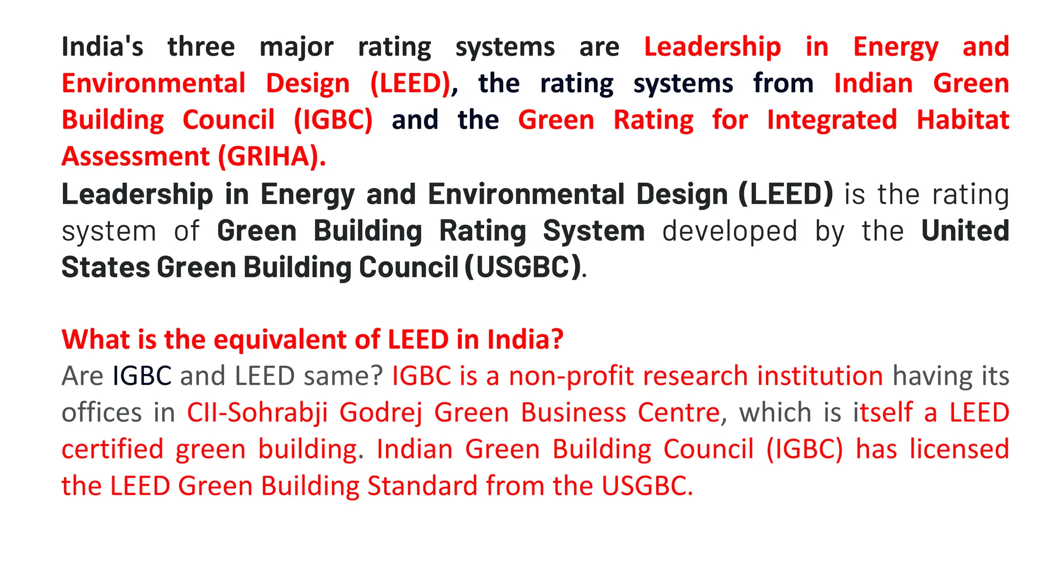 Green building rating systems - Green building Technologies | PDF