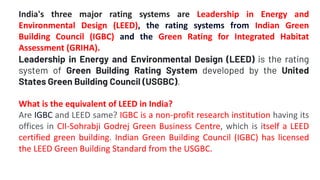 Green building rating systems - Green building Technologies | PDF