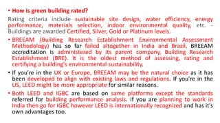 Green building rating systems - Green building Technologies | PDF
