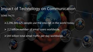 Technology and its impact on Society | PPTX | Internet | Computing