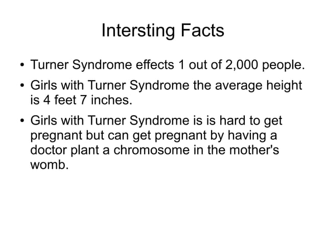Gb turner syndrome | PPT