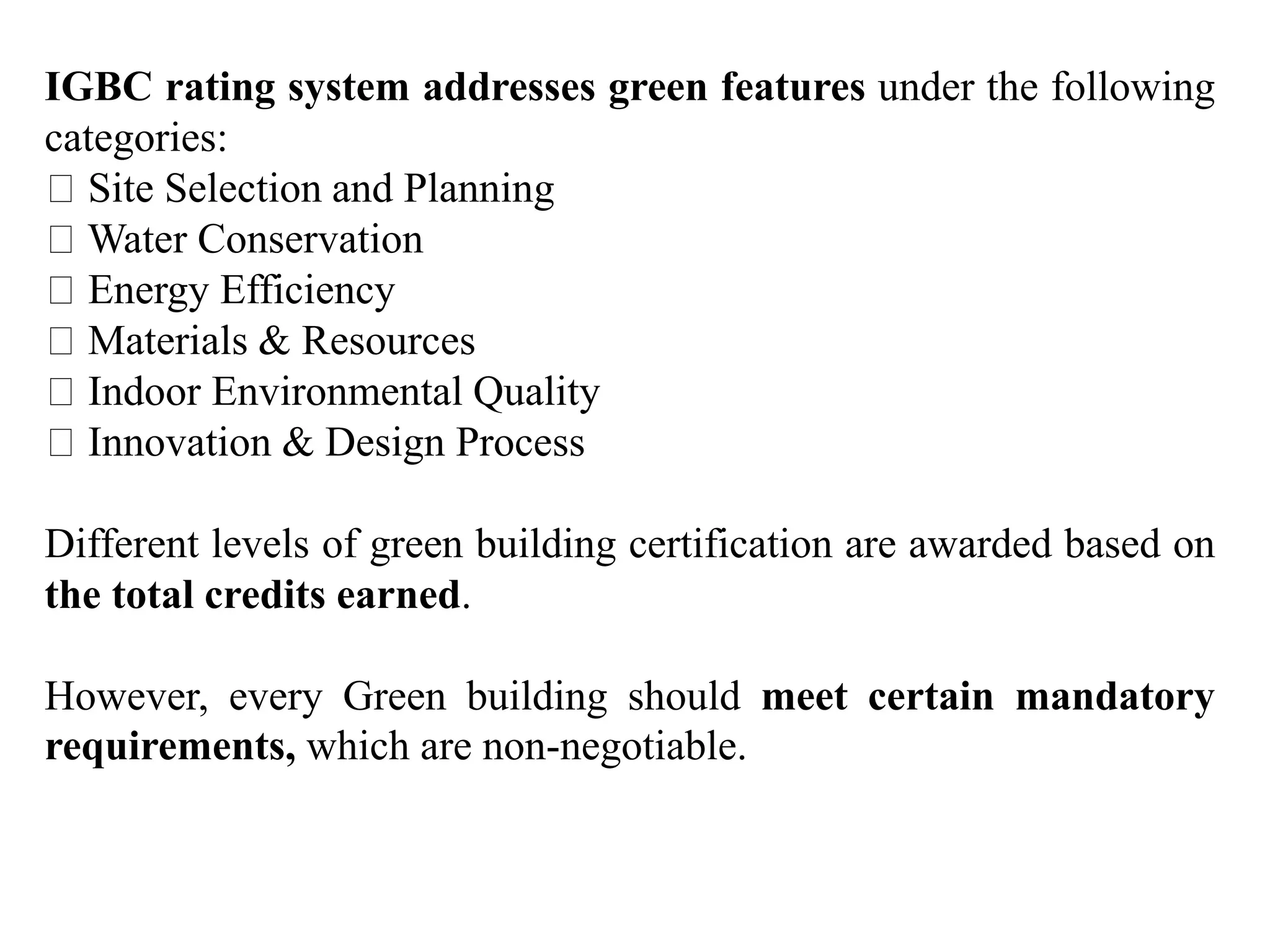Green Buildings. GREEN BUILDING PROCESS AND ASSESSMENT | PPTX