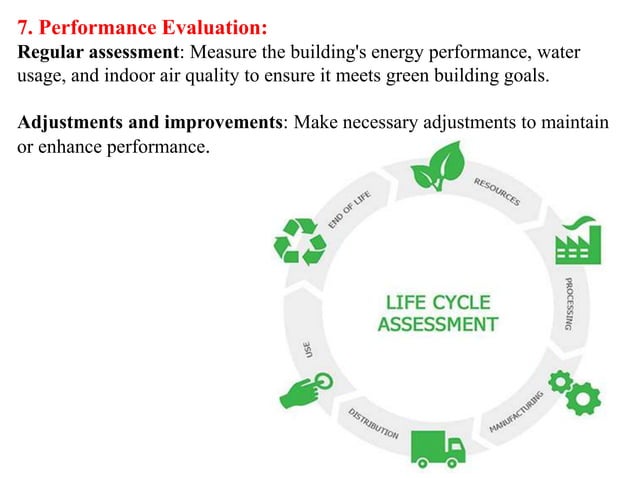 Green Buildings. GREEN BUILDING PROCESS AND ASSESSMENT | PPTX