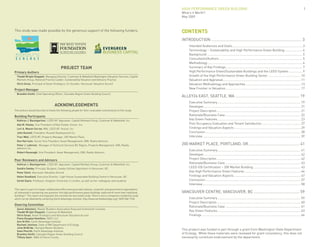 High Performance Green Building: What is it worth? | PDF