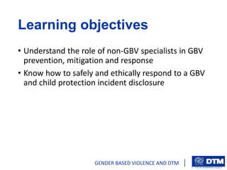 Gbv module (1) | PPTX