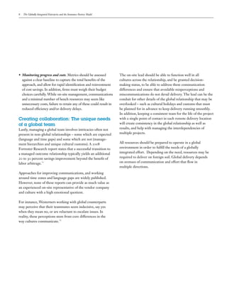 The Globally Integrated Enterprise and the Insurance Factory Model | PDF