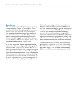 Big Data Analytics for Commercial aviation and Aerospace | PDF